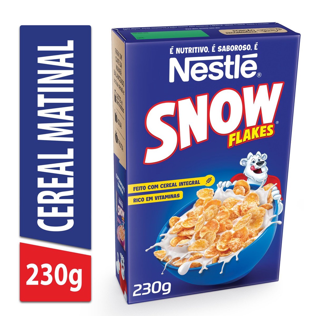 Cereal Matinal Snow Flakes 230g - 1 Unidade - Integral - Nestle ...