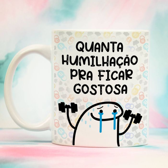 Caneca Cerâmica Personalizada Flork Drama 325ml | Shopee Brasil