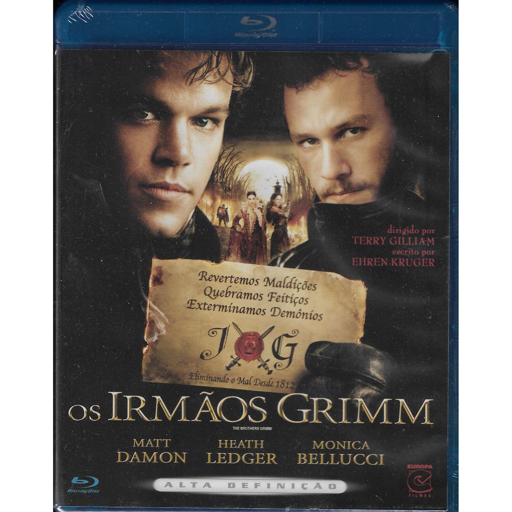 Blu-ray Os Irmãos Grimm ( Matt Damon, Heath Ledger ) - Novo Lacrado ...