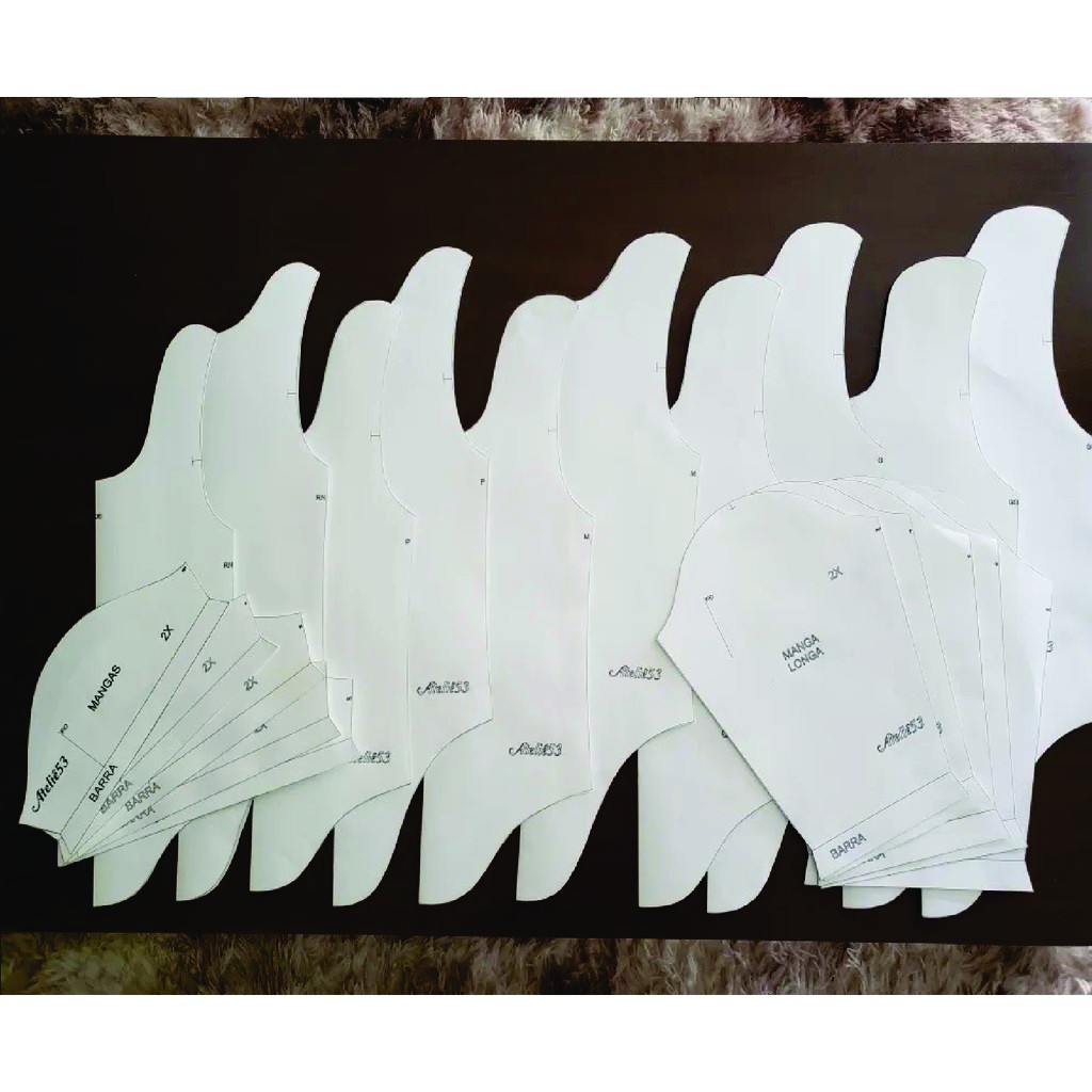 Moldes Modelagem Body Envelope Bebê/ Infantil Rn Ao Gg 120g | Shopee Brasil