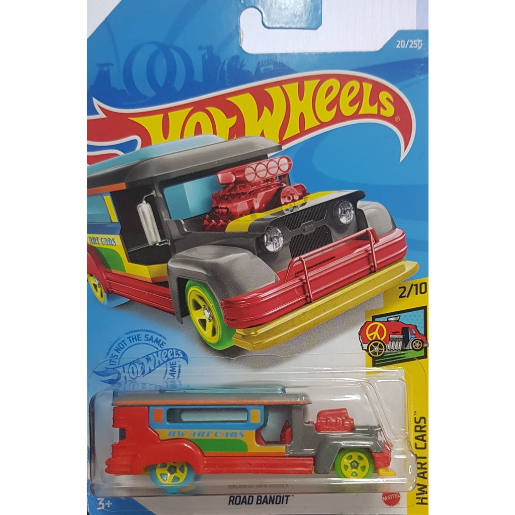 HOT WHEELS ROAD BANDIT - HW ART CARS | Shopee Brasil