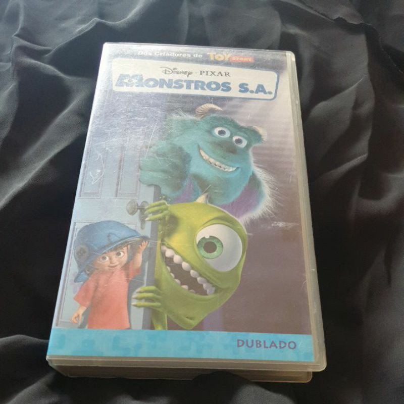 VHS Monstros S.A dublado. | Shopee Brasil