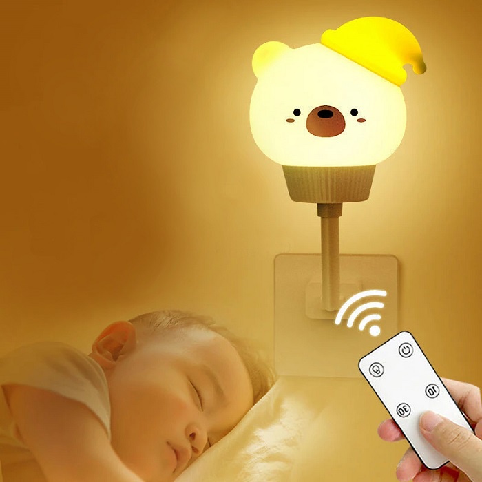 Luz Noturna Led Bebê USB Controle Remoto Dimerizável | Shopee Brasil