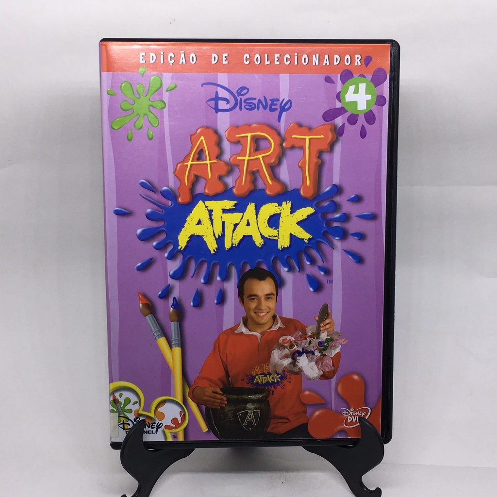 DVD - ART ATTACK 4 - Disney - Edição de Colecionador - Escorrega o Preço