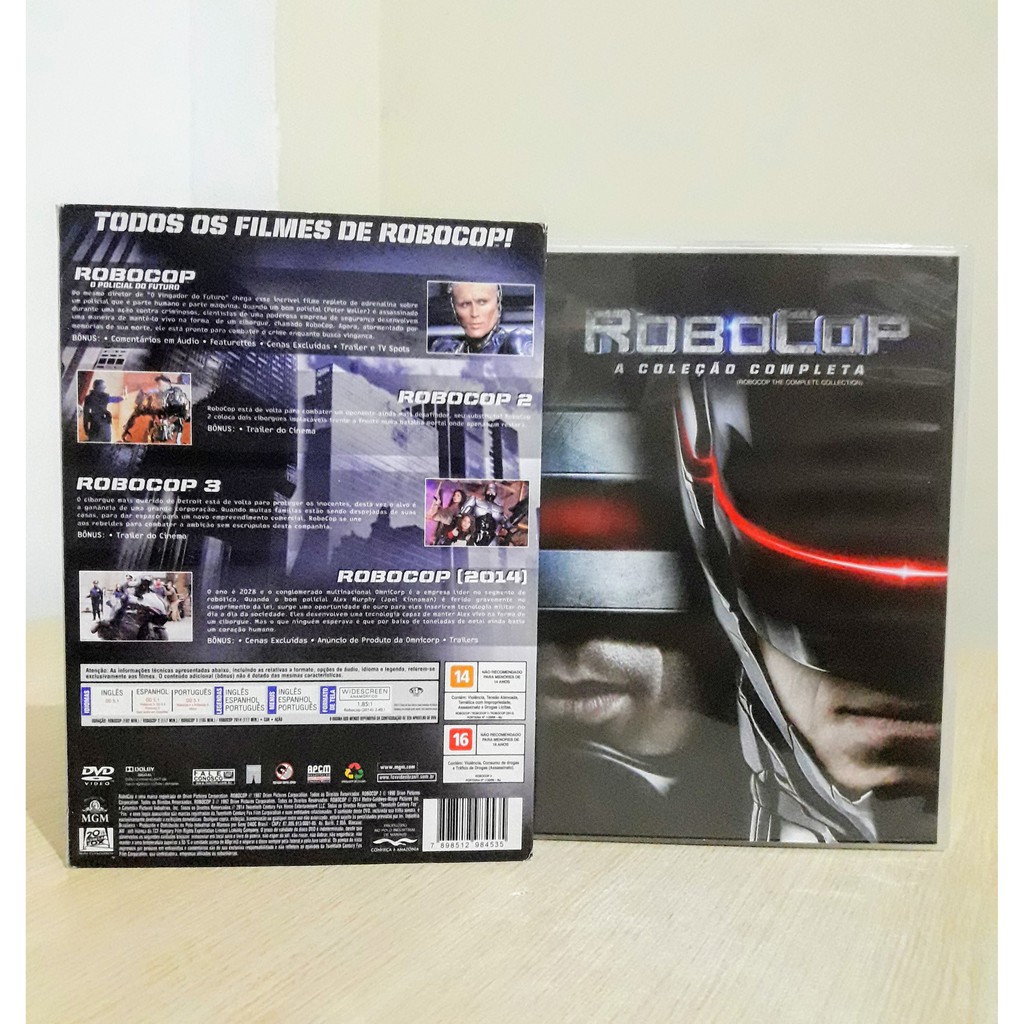 DVD Filme Original - Robocop A Coleção Completa | Shopee Brasil