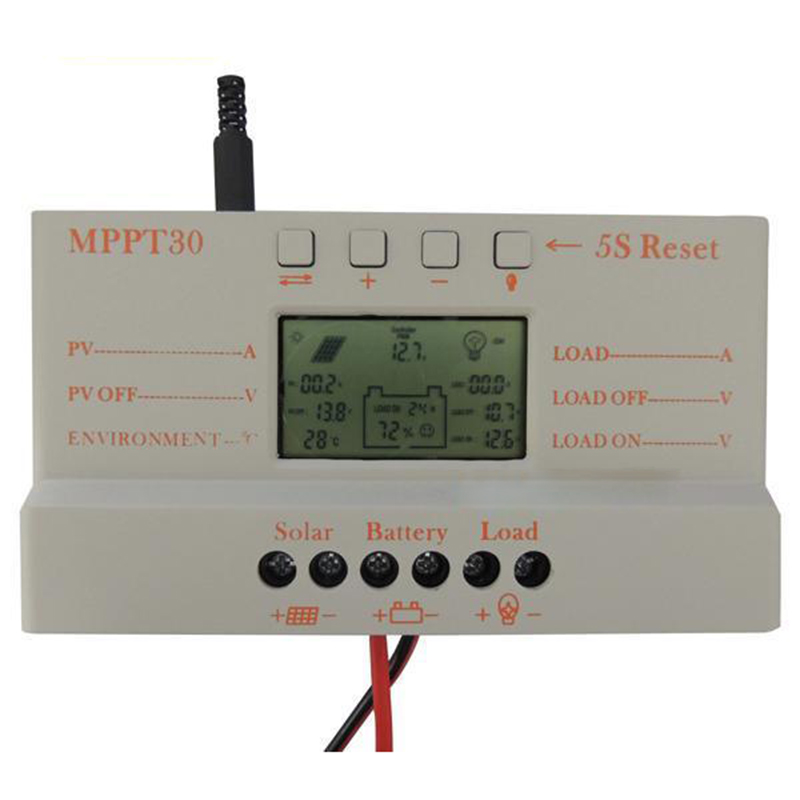 Controlador carga painel solar MPPT 30A 12/24V | Shopee Brasil