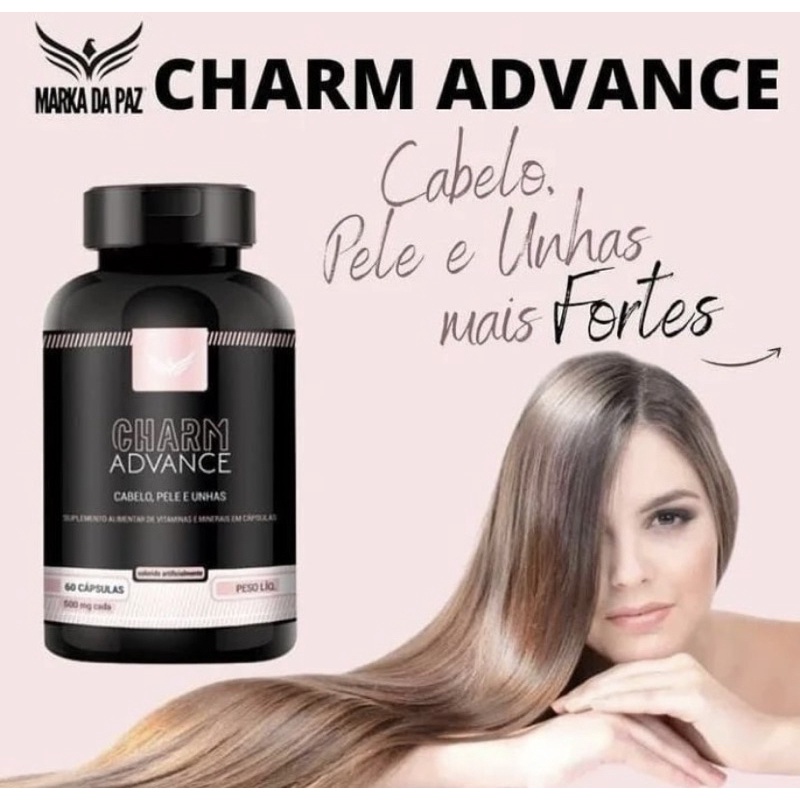Charm Advance - Vitaminas Pro Cabelo, Pele E Unhas 30 Dias | Shopee Brasil