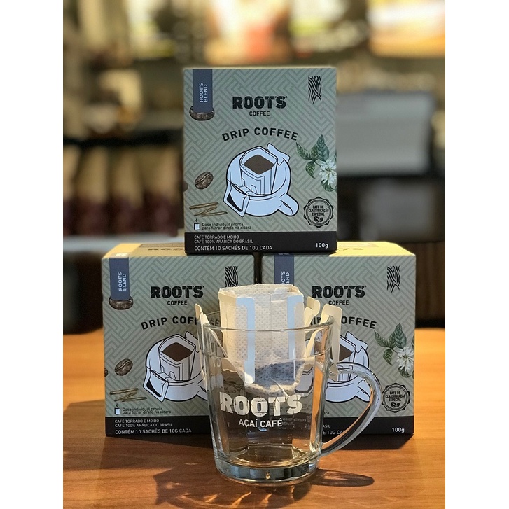 Drip Coffee Cafe Especial ROOTS BLEND - cx 10unid | Shopee Brasil