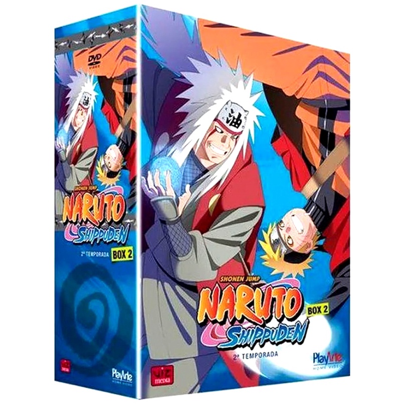 BOX DVD Naruto Shippuden - Segunda Temporada Box 2 (5 Discos) - Novo Original Lacrado - Pronta ...
