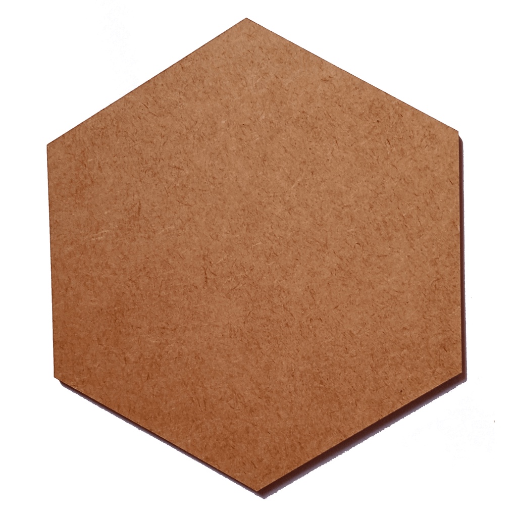 10 Peças Hexagono Hexagonais em MDF 3mm | Shopee Brasil