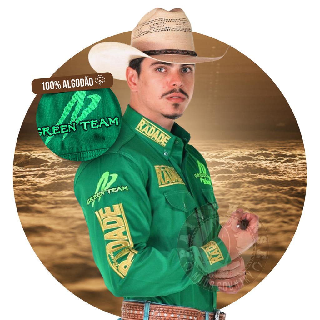 Camisa Country Radade Manga Longa Rodeio Pbr Cowboy Masculina Festa ...