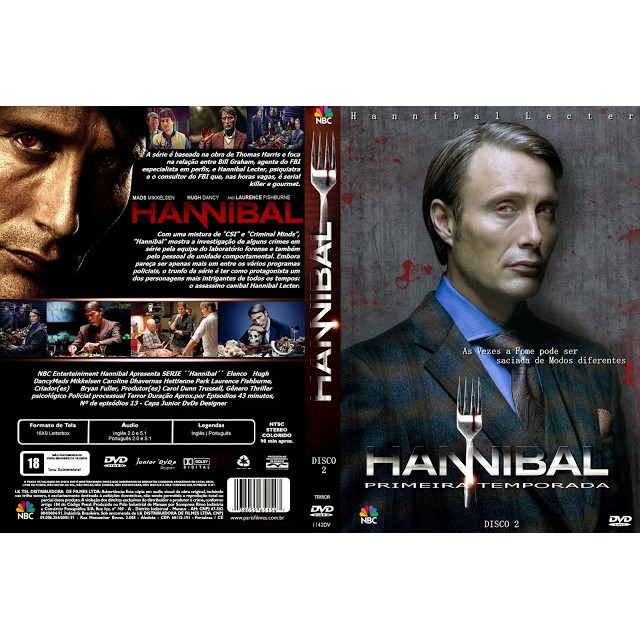 Dvds Hannibal Série Completa E Dublado | Shopee Brasil
