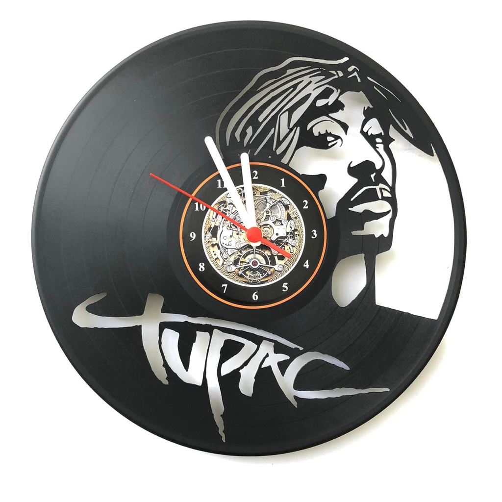 Relógio de Parede Disco Vinil - Tupac, 2pac | Shopee Brasil