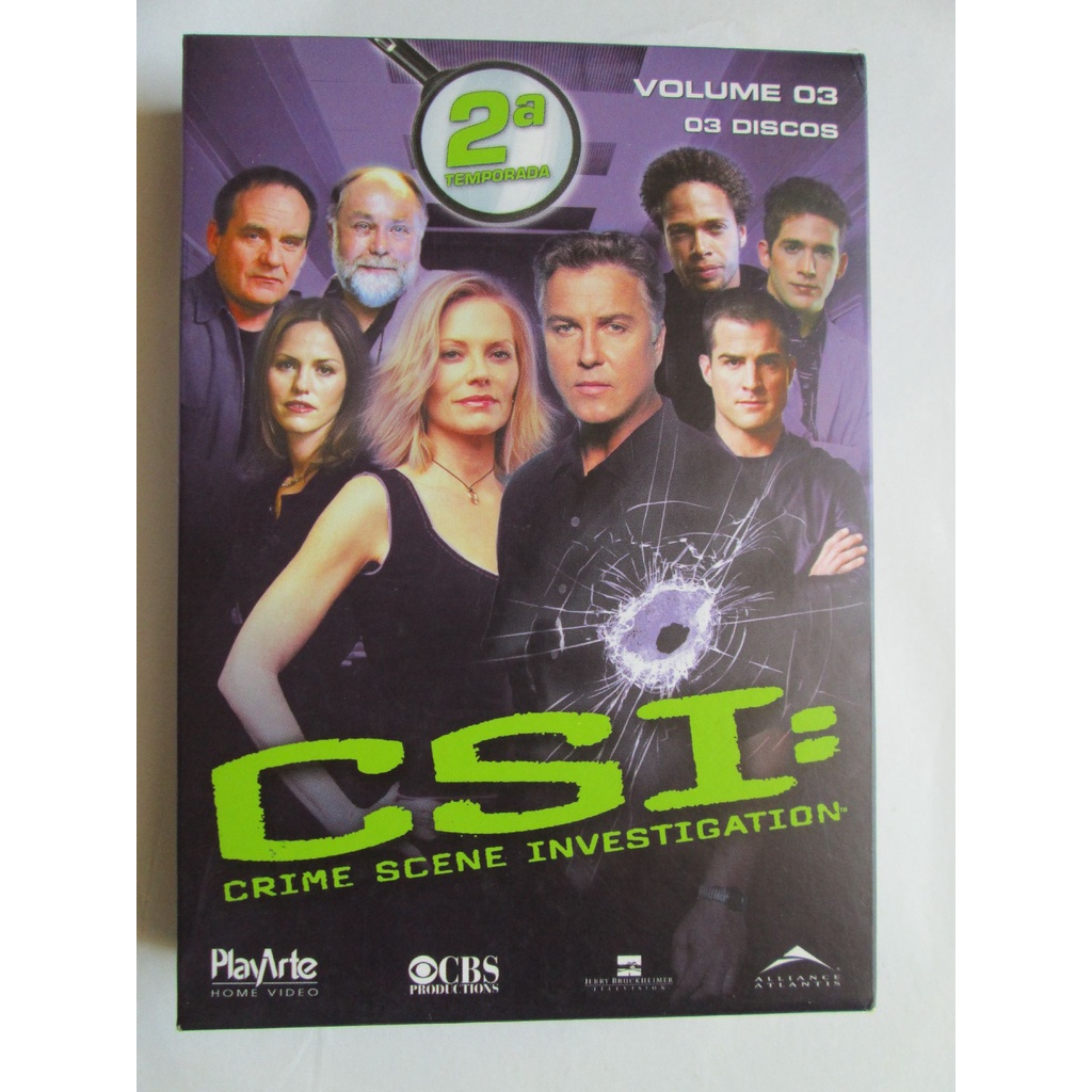 dvd csi crime scene investigation 2a temporada vol 3 (box 3 dvds ...