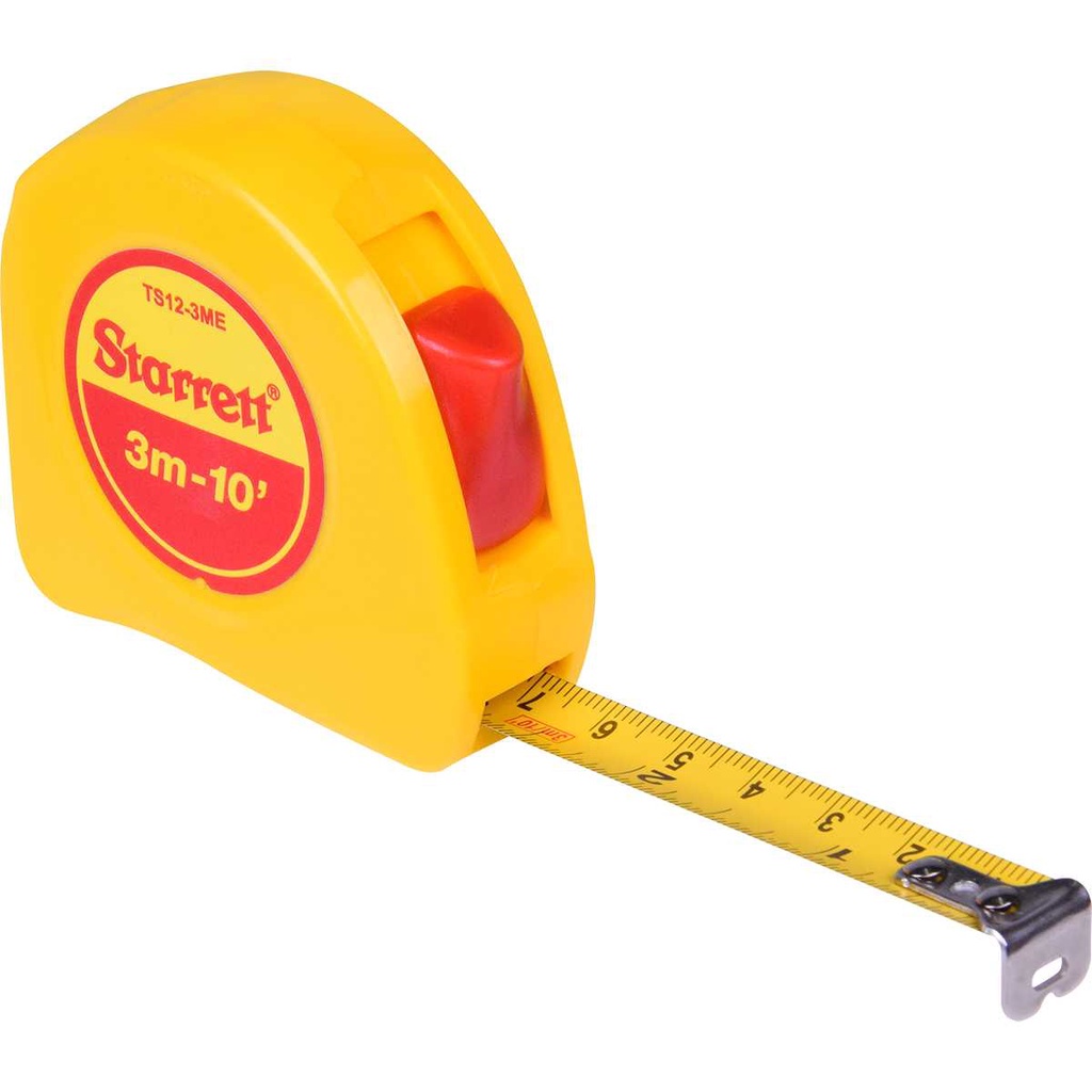 Trena De Aço 3 Metros Com Trava Ts12-3me Starrett | Shopee Brasil