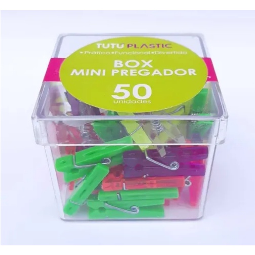 Mini Pregador Prendedor Colorido Foto 50un Lembrancinha | Shopee Brasil