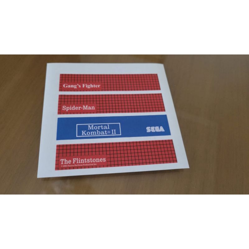 Label auto adesivas para Master System (até 10 unidades a sua escolha ...