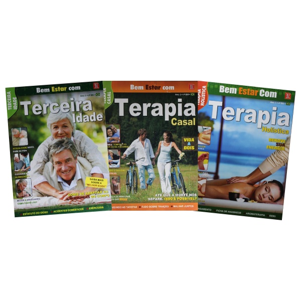 Kit Com 3 Revistas Dicas De Bem Estar E Saúde | Shopee Brasil