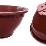 kit 10 cuia 21 marom ideal para rosa do deserto capacidade litro ...