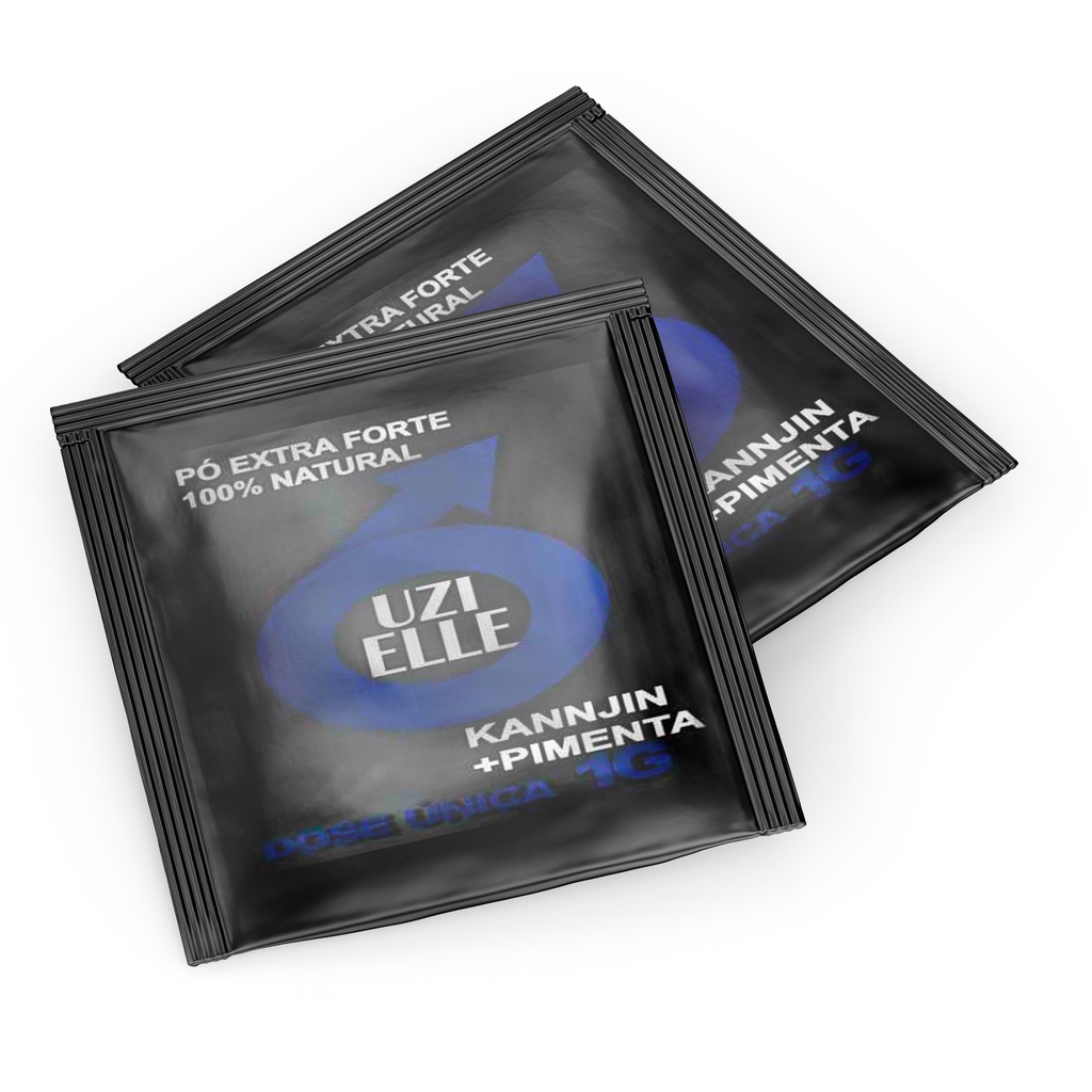 Energético Natural Elle Kannjin + Pimenta Para Homens Pó do Amor ...