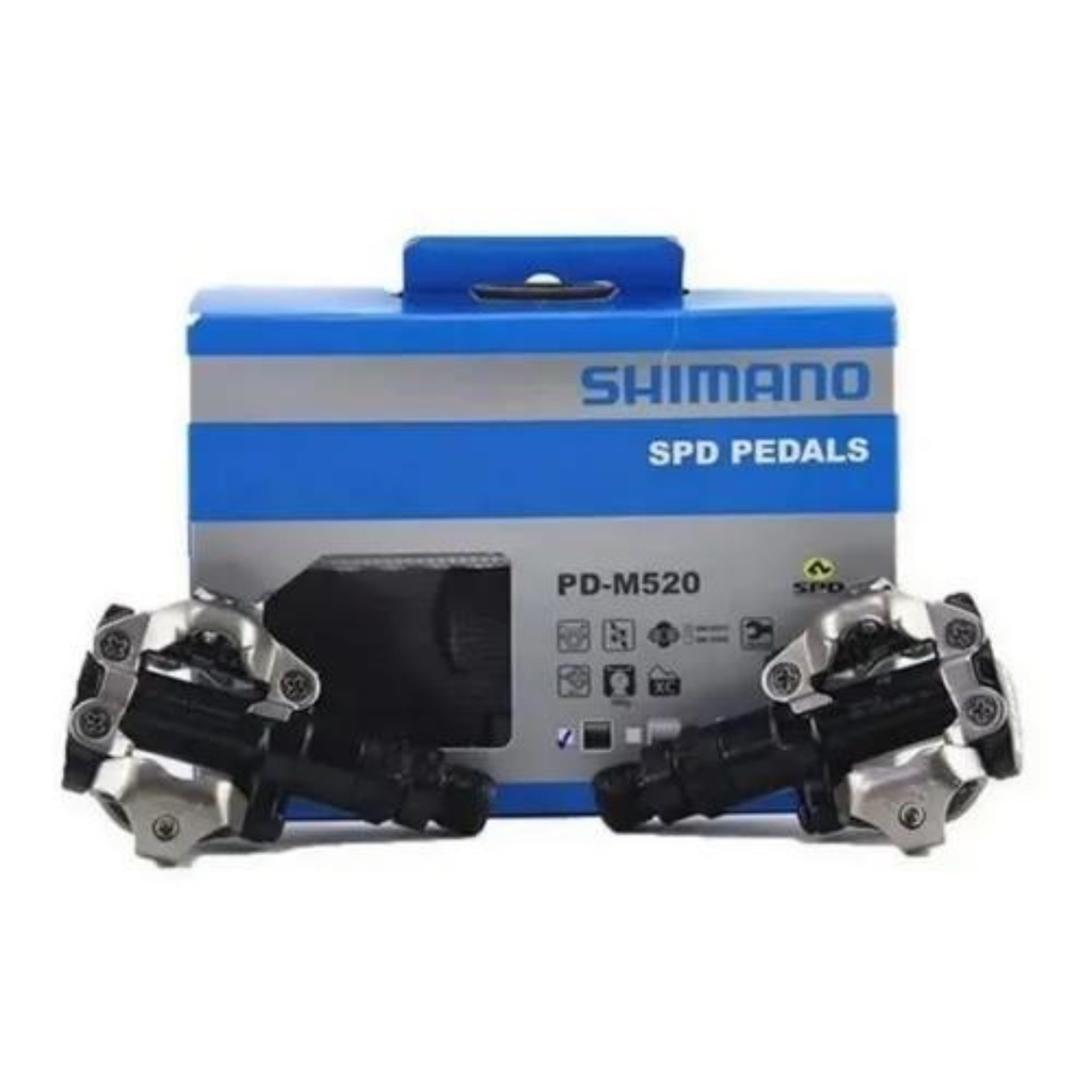 Pedal Clip Shimano Pd-m520 Mtb C/ Taquinho (original) | Shopee Brasil