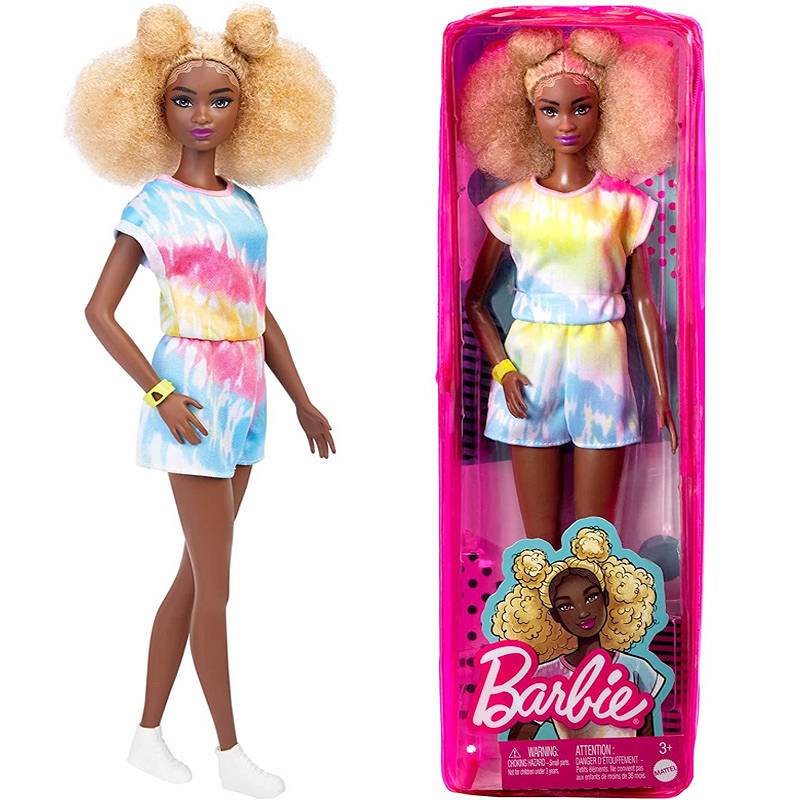 Boneca Barbie Fashionistas 180 Negra - Mattel | Shopee Brasil