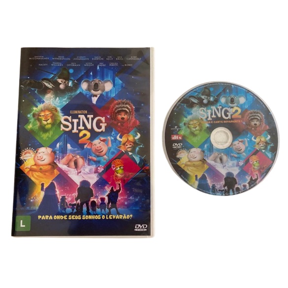 DVD - SING 2 - Dublado e Legendado | Shopee Brasil