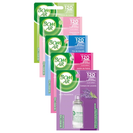 Bom Ar Click Spray Refil | Shopee Brasil