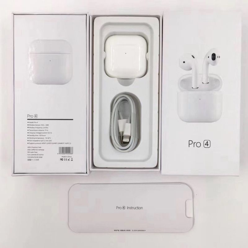 Fone Air Pro 4 Bluetooth - ENVIO IMEDIATO | Shopee Brasil