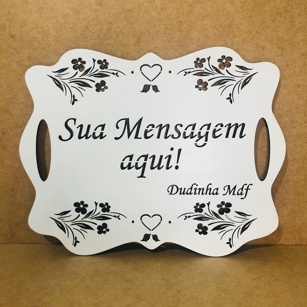 Placa para casamento personalizada 30x23 em mdf branco de 3mm ...