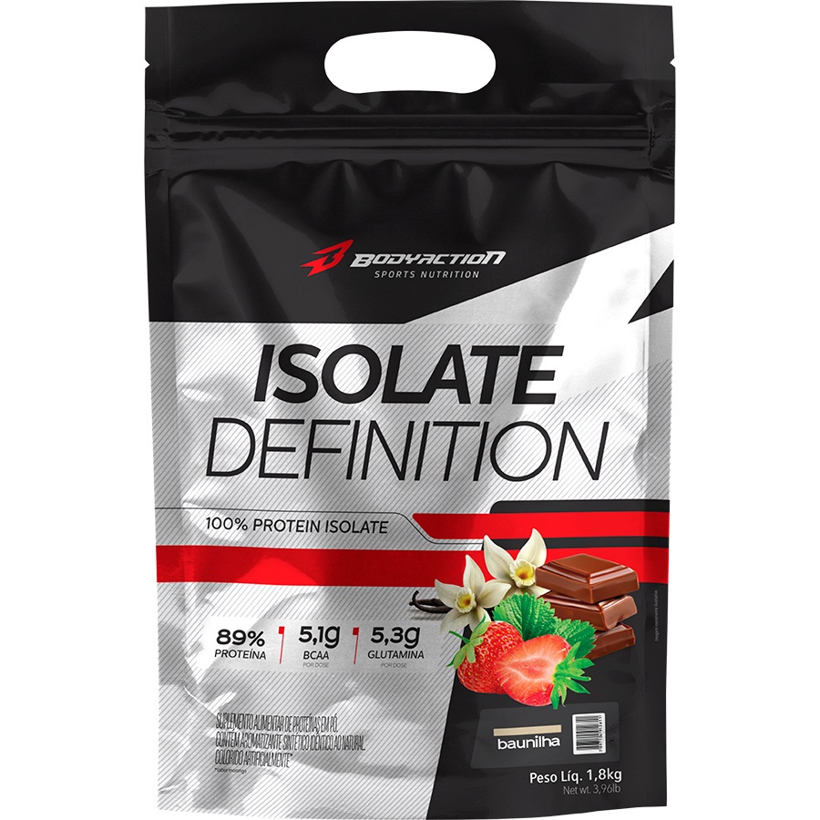 Whey Isolate Definition - 1800g Refil BodyAction | Shopee Brasil