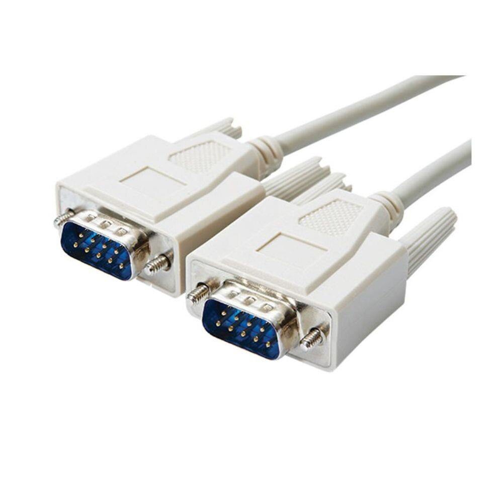 Cabo Adaptador Serial 9 Pinos Macho X 9 Pinos Macho Rs232 Db9 1.5 ...