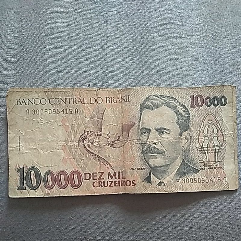 cédulas antigas originais de cruzeiro e crusados,(valor unitário de ...