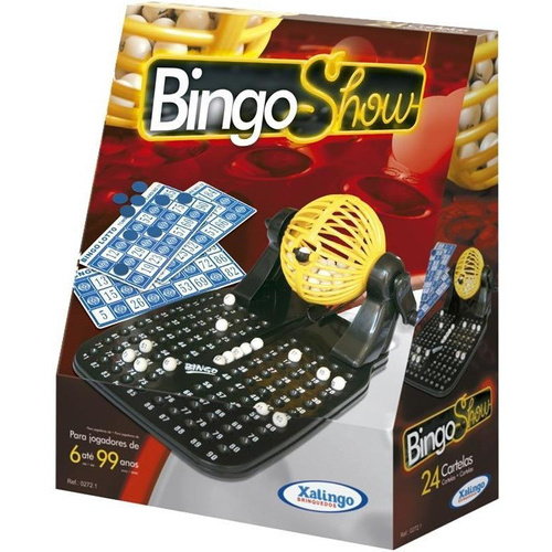 Jogo De Bingo Bingo Show C 24 Cartelas Diversão 47987 | Shopee Brasil