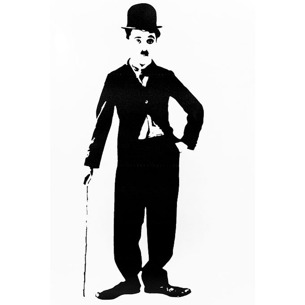 Placa Decorativa Charlie Chaplin chap 15 | Shopee Brasil