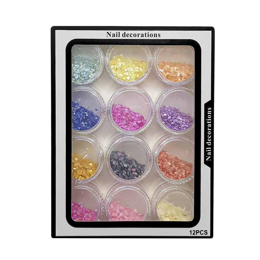 KIT MADRE PEROLA FLOCADA 12 CORES PARA ENCAPSULAMENTO DE UNHAS EFEITO ... KIT MADRE PEROLA FLOCADA 12 CORES PARA ENCAPSULAMENTO DE UNHAS EFEITO ...