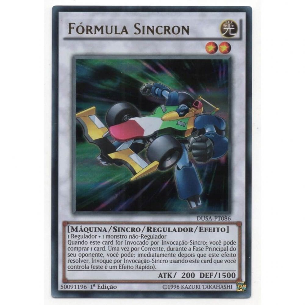 Carta de Yugioh: Formula Synchron - DUSA-PT086 Ultra Raro | Shopee Brasil