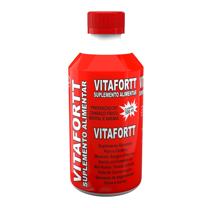 VitaFort Líquido 500ml Fortificante para Cansaço | Shopee Brasil