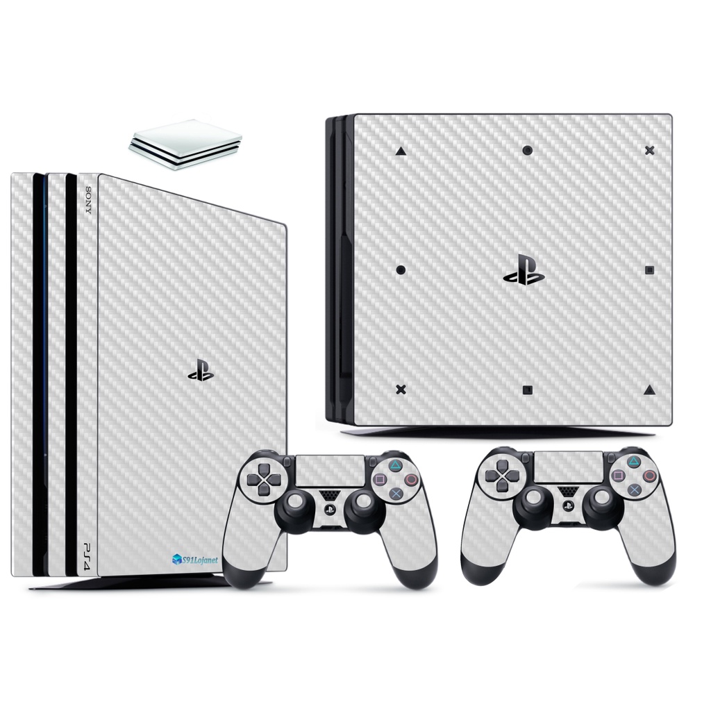 Playstation 4 PS4 Pro Adesivo Skin Fibra Transparente | Shopee Brasil