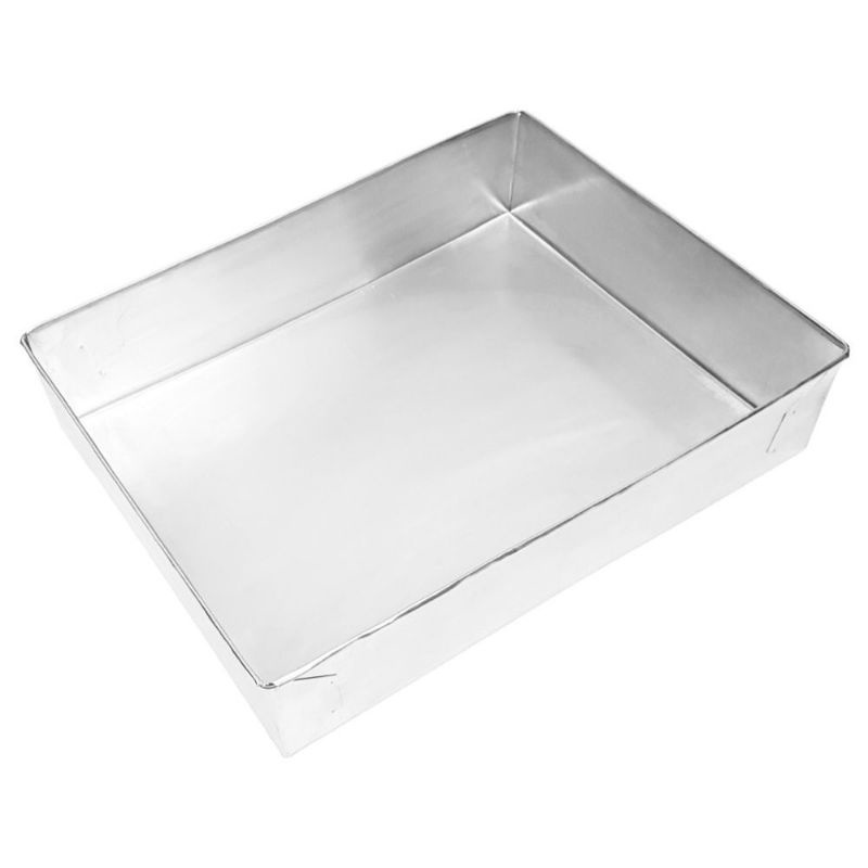 Forma Bolo Retangular Alta 40x30x10cm (Alumínio) | Shopee Brasil