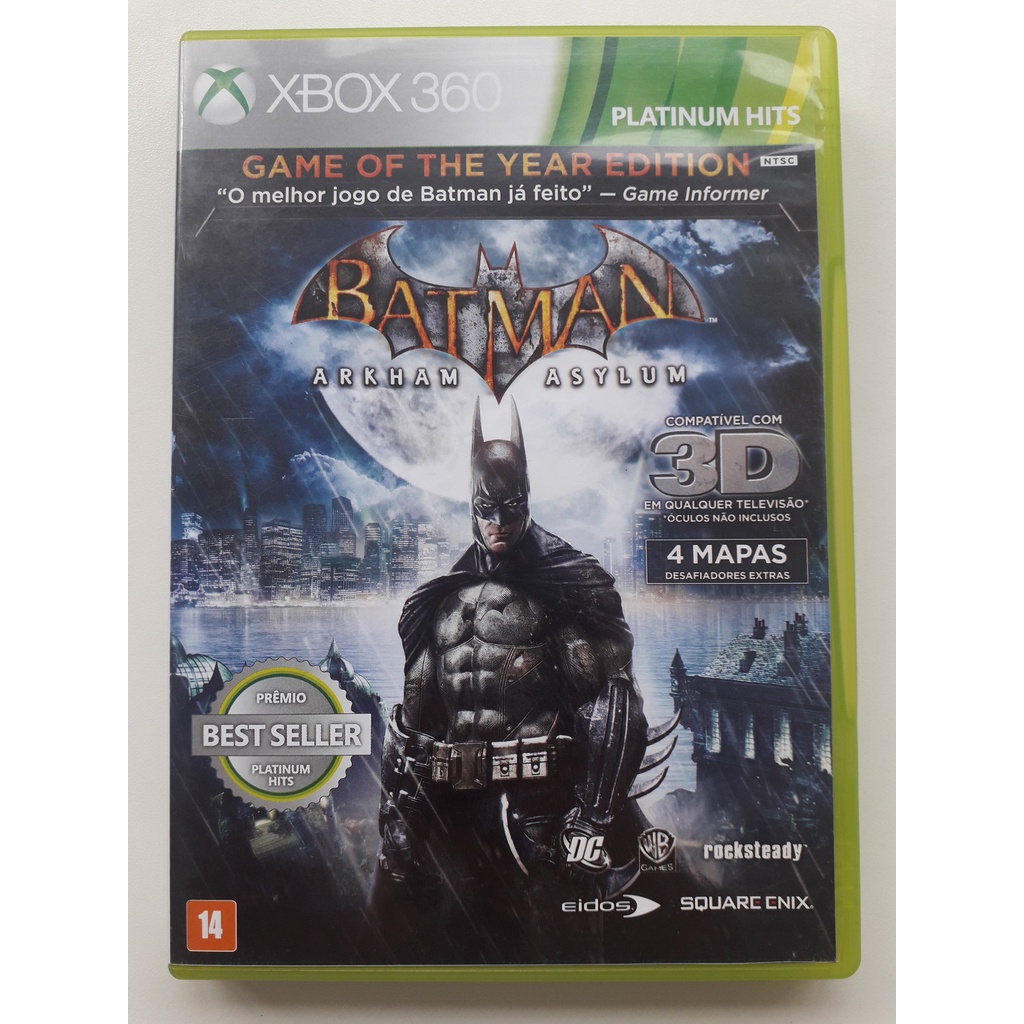Jogo Xbox 360 Batman Arkham Asylum Original | Shopee Brasil
