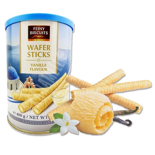 Biscoito Feiny Wafer Sticks - Vanilla Flavour - Áustria | Shopee Brasil