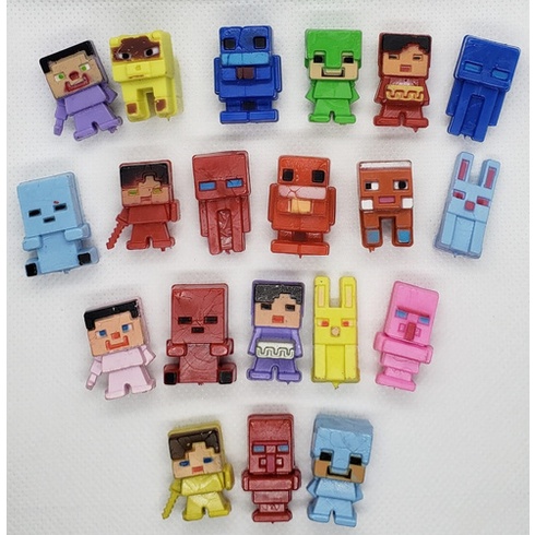 Miniatura Minecraft Colecao 10 Personagens | Shopee Brasil