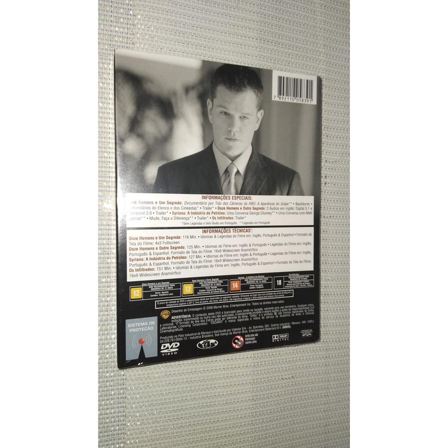 Dvd Coleção Matt Damon Collection 4 Discos ( 8066 ) | Shopee Brasil