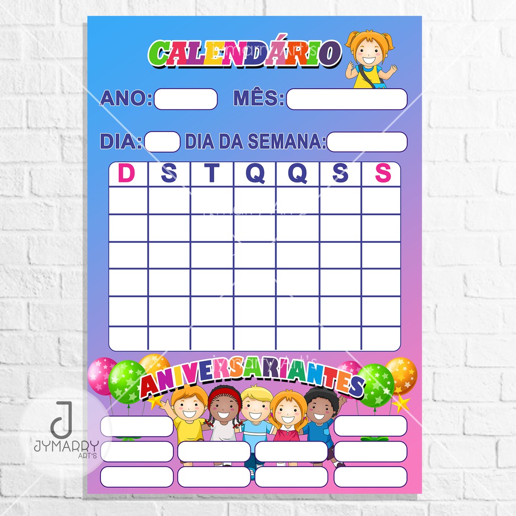 BANNER CALENDÁRIO -60X90CM (PRONTO) | Shopee Brasil