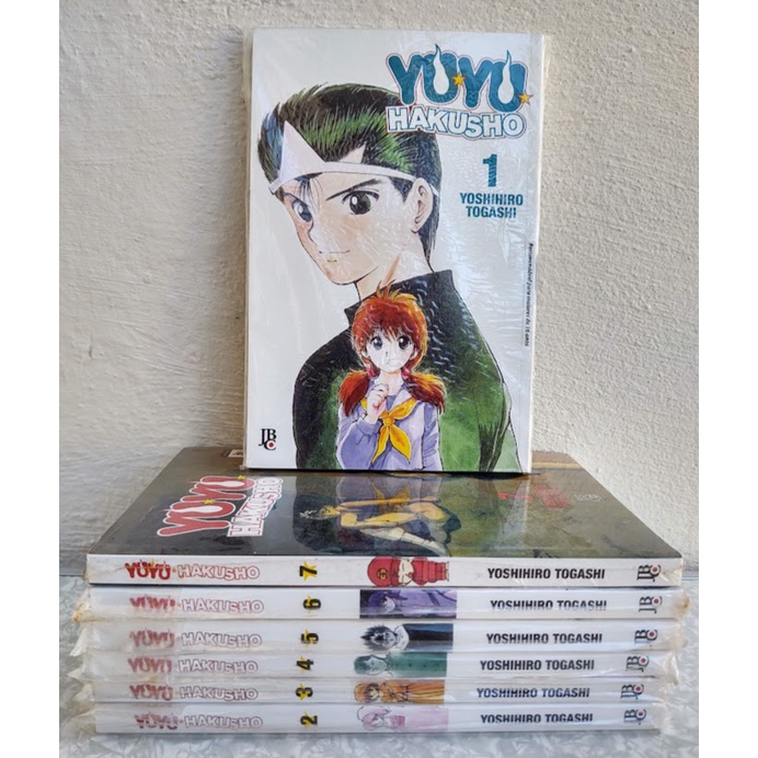 Mangá - Yu Yu Hakusho (Volumes 01-07 de 19) Yoshihiro Togashi JBC ...