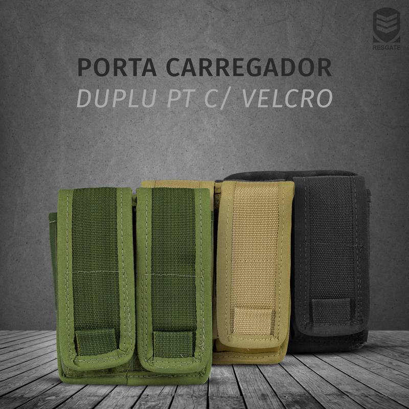 Porta Carregador Duplo De Pistola Modular Resgate Militaria | Shopee Brasil