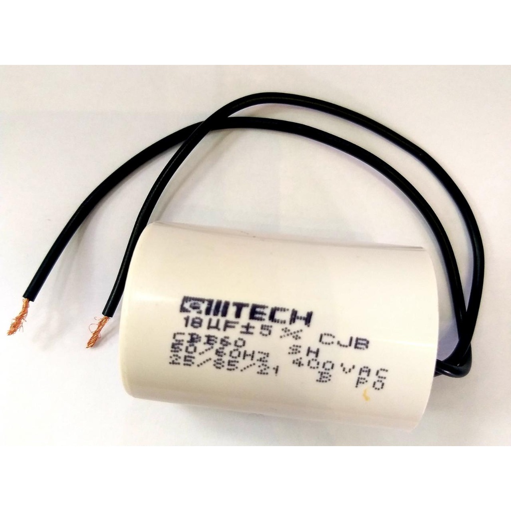 Capacitor Para Ventilador 18uf X 400vac 2 Fios | Shopee Brasil