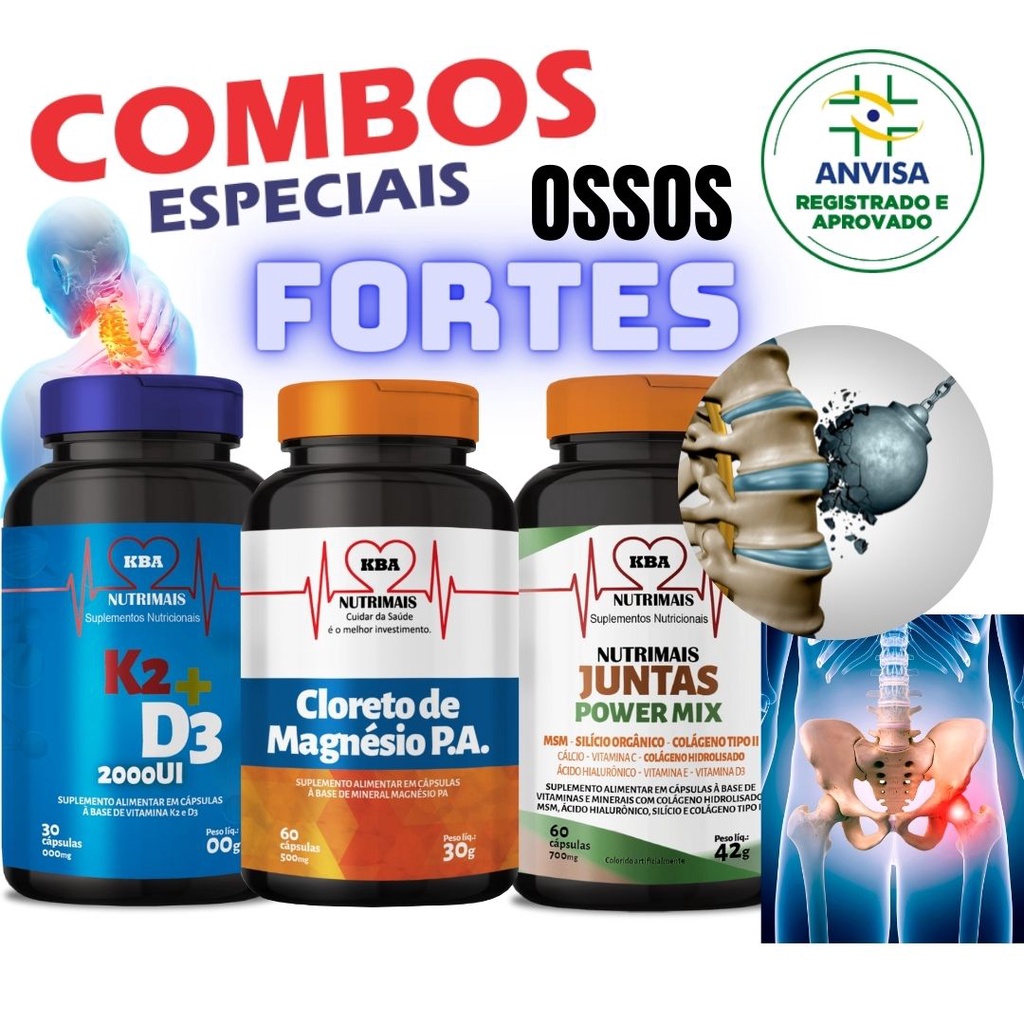Combo Especial Osteo Plus (Ossos Fortes) | Shopee Brasil
