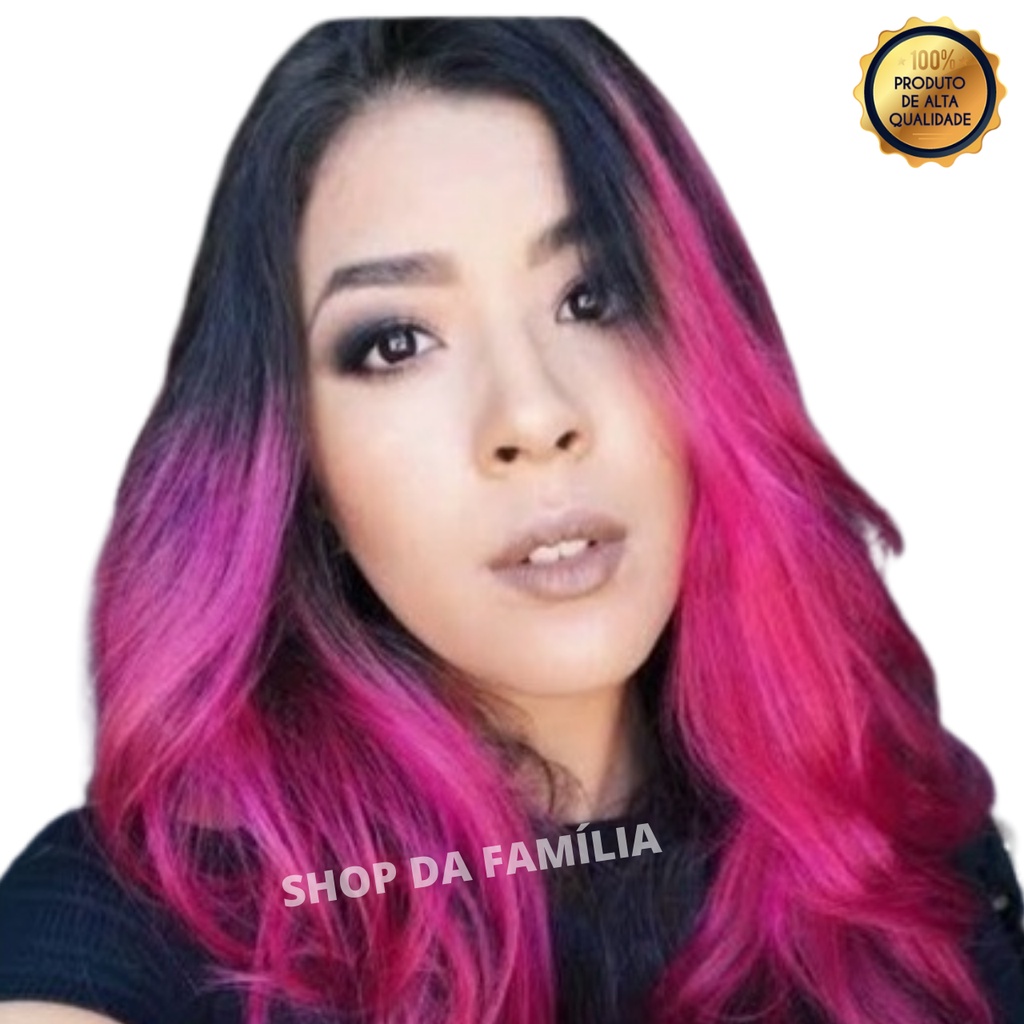 Tonalizante Rosa | Tinta De Cabelo Rosa Pink Com Amônia Tintura ...